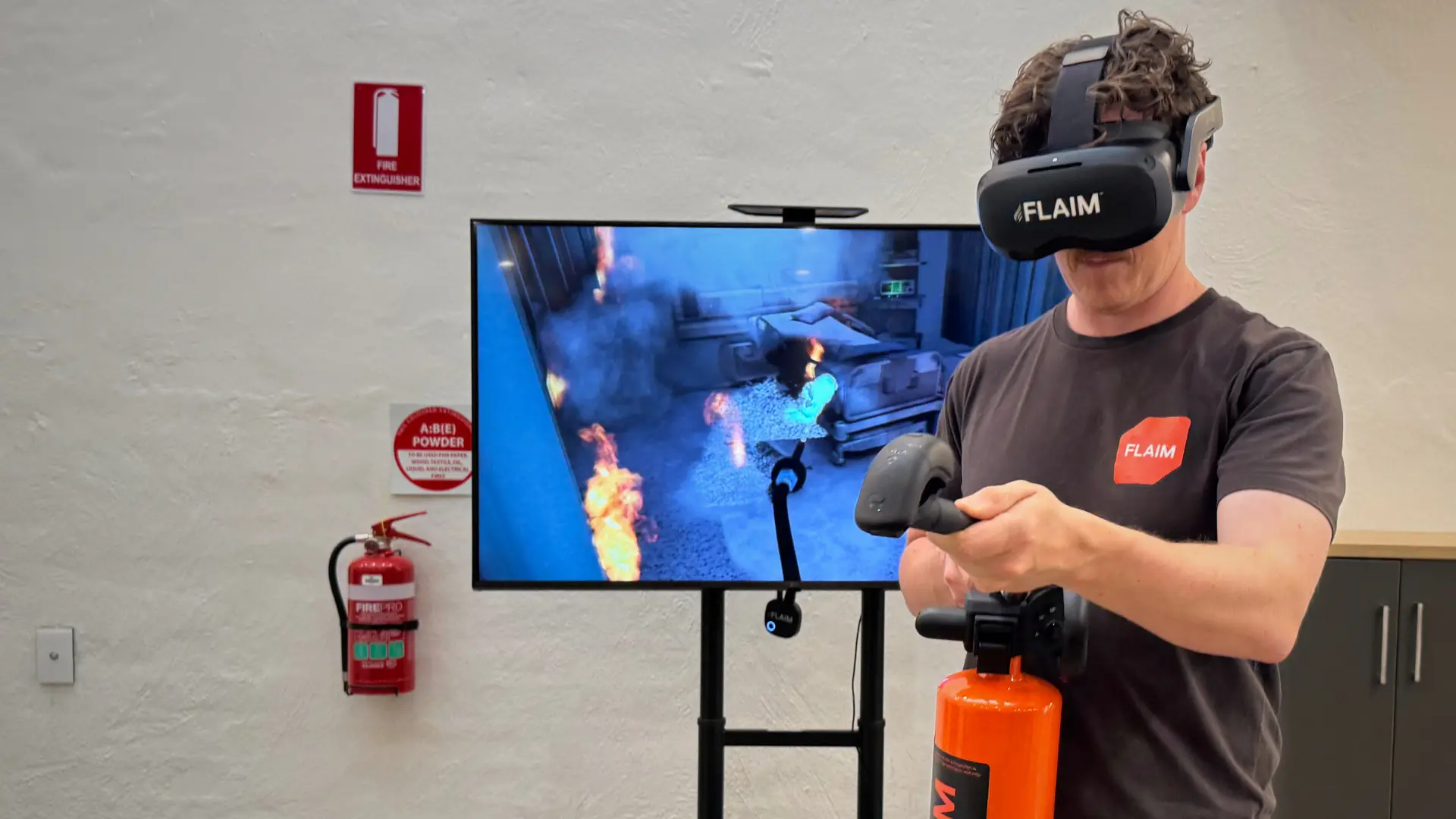 Fire Extinguisher Training: Practising the PASS Technique | Flaim